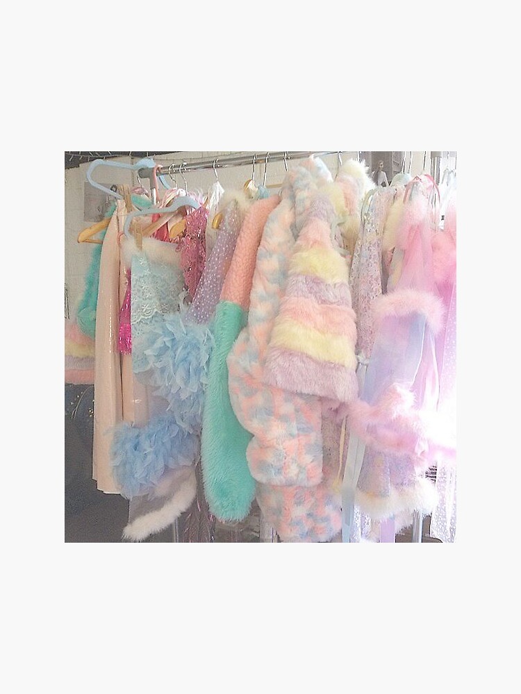 "kidcore dream pastel closet mini sticker" Sticker for Sale by abbie ...