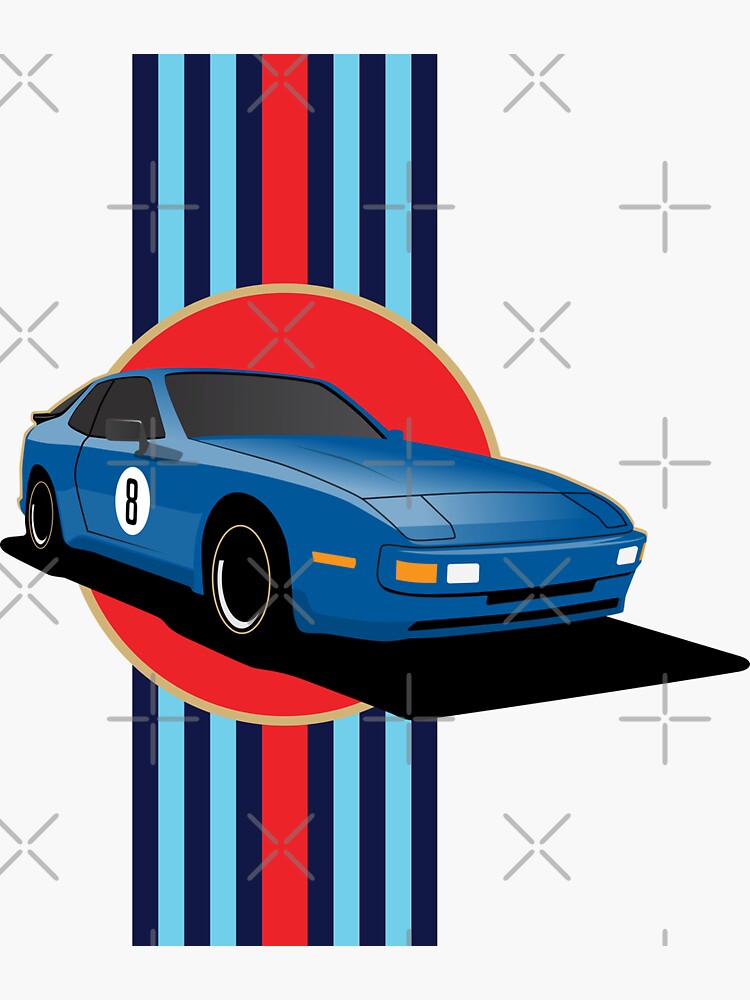 "944 Martini Vector Art" Sticker for Sale by blackdogshop | Redbubble