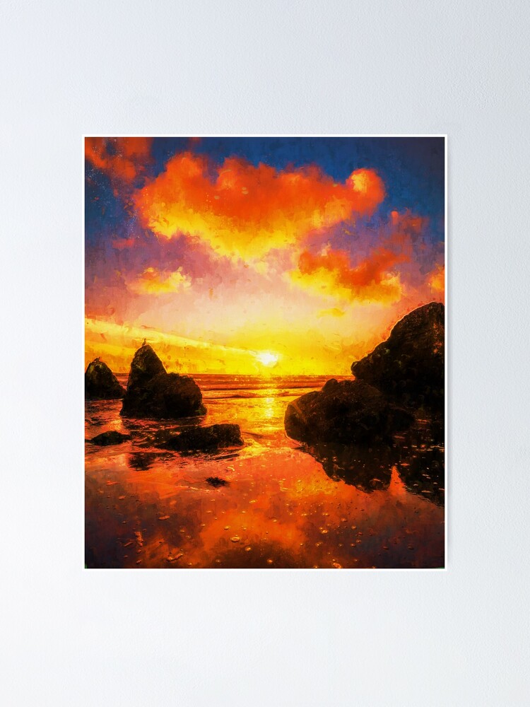 "Malibu Leo Carrillo Beach Sunset, Malibu Point Dume Coast Aesthetic ...