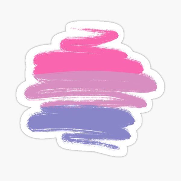 "Bi flag" Sticker for Sale by RatRancid | Redbubble