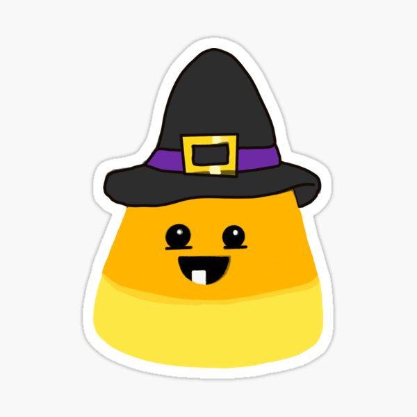 "Witch Corn Sticker" Sticker for Sale by Edenlillydesign | Redbubble