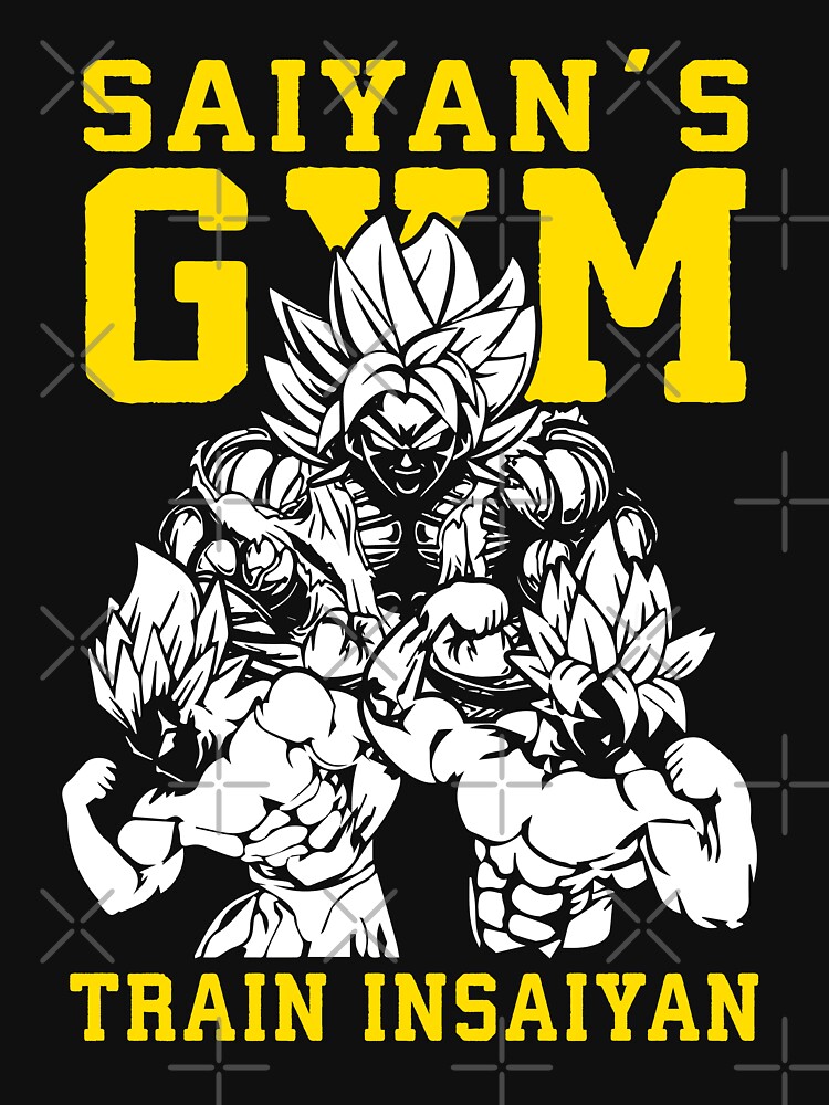 "Saiyan's Gym - Broly, Vegeta, Goku - Anime Workout" T-shirt for Sale ...