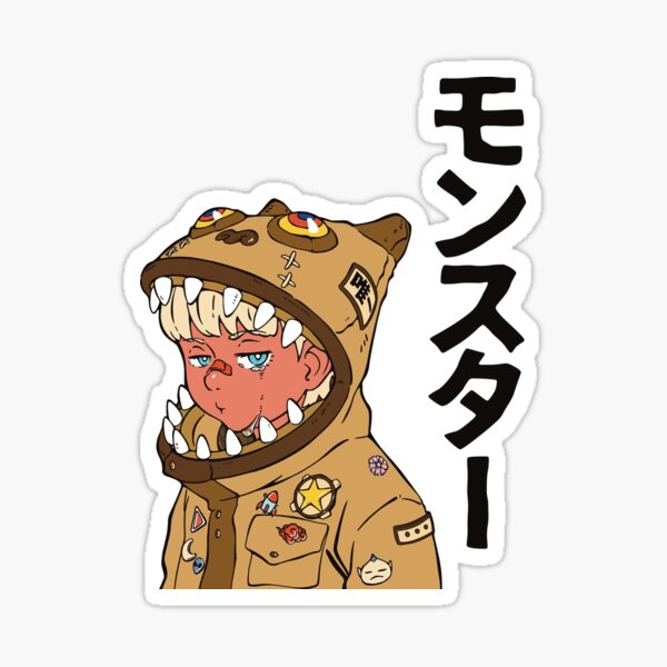 "Monster child (colored B)" Sticker for Sale by rkjumpi | Redbubble