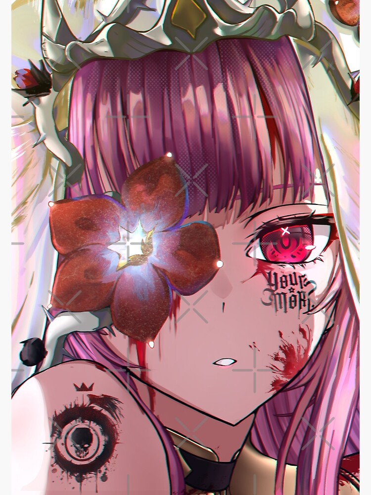 "Mori Calliope Hololive Vtuber / Virtual YouTuber with Tattoo on Face ...