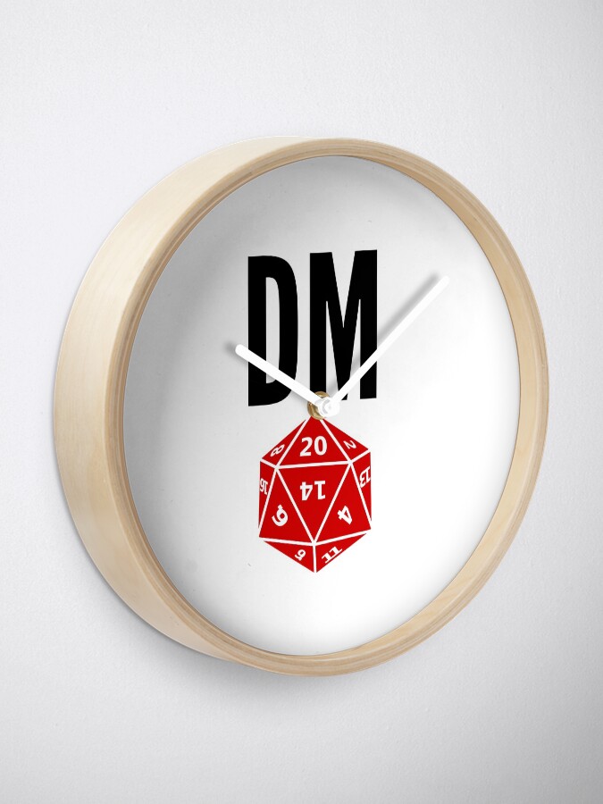 "Dungeons and Dragons DnD D&D Dungeon Master Gift Idea" Clock by ...