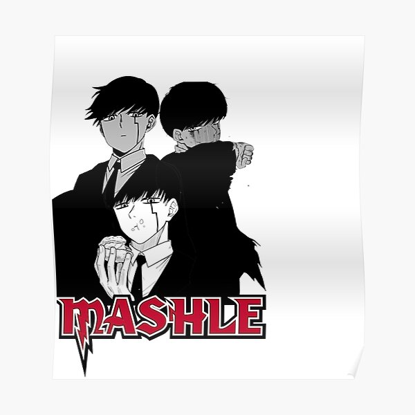 "Mashle - Mash Sticker" Poster for Sale by AnimeLoverss | Redbubble