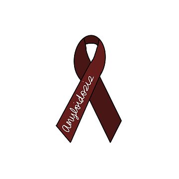 "Amyloidosis Awareness Ribbon " Greeting Card for Sale by jenmishalecki ...