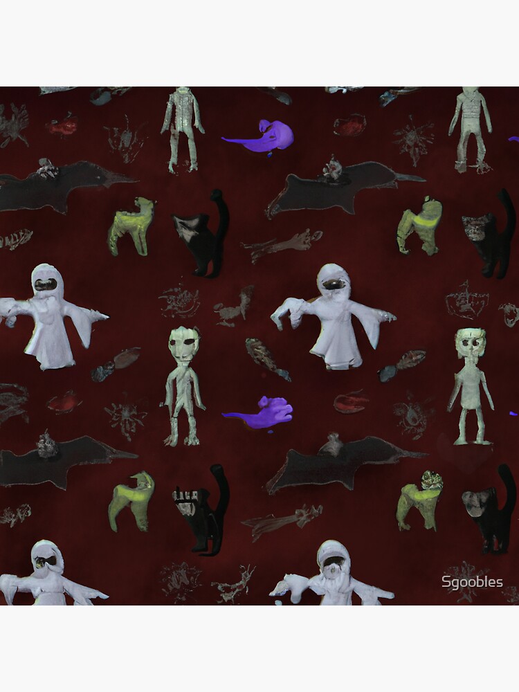 "Halloween Witch Pattern | Spooky Scary Skeletons Ghosts Spiderwebs ...