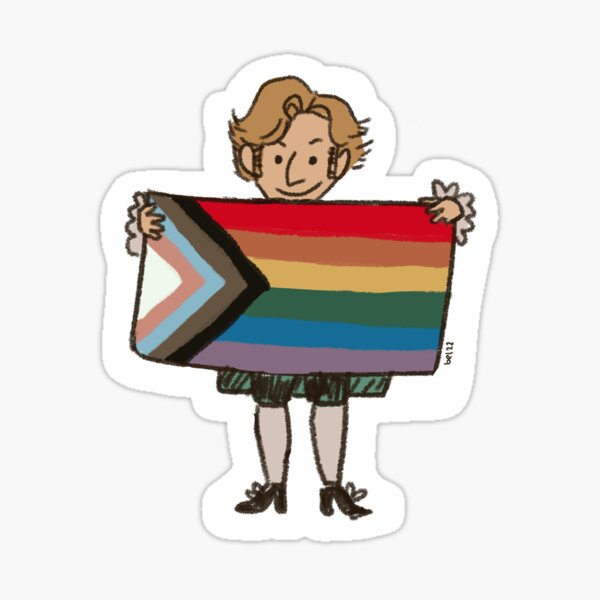 "stede bonnet ofmd pride flag" Sticker for Sale by teacupboats | Redbubble