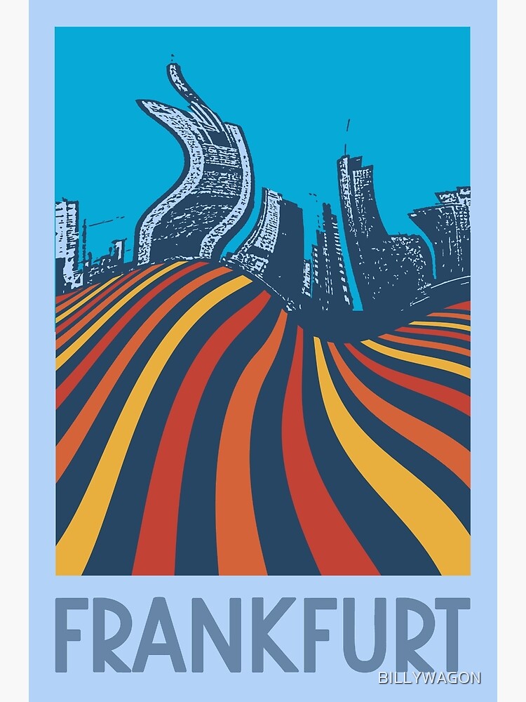 FRANKFURT WACKY POSTER Premium Matte Vertical Poster Designed & Sold By ...