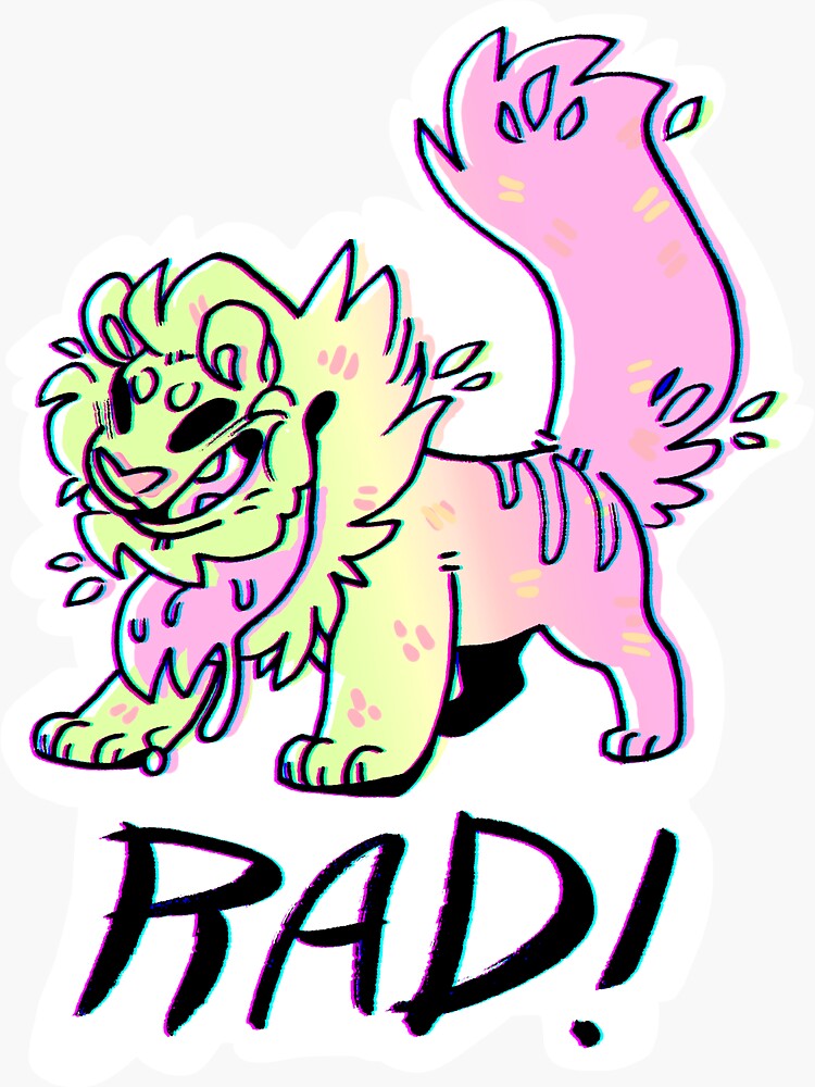 "RADD" Sticker by Cremexbutter | Redbubble