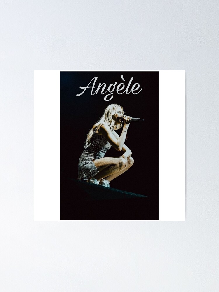 "Angèle " Poster for Sale by pelshop | Redbubble
