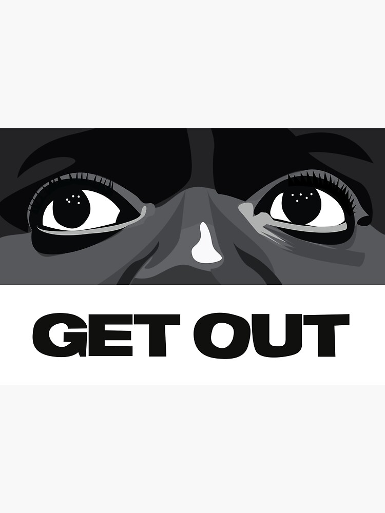 "Get Out" Sticker for Sale by FreakinJess | Redbubble