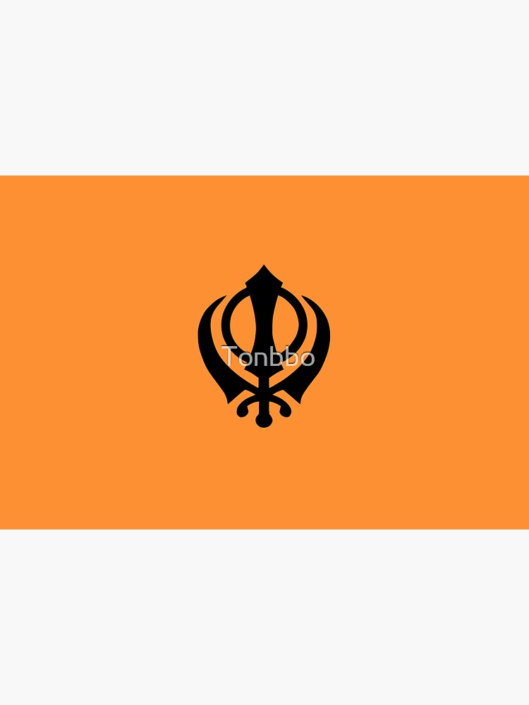 "Khalistan movement Flag" Sticker for Sale by Tonbbo | Redbubble