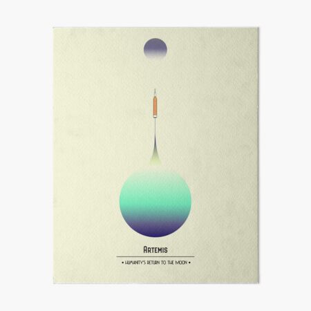 "Artemis Space Program" Art Board Print for Sale by AceOneDesign ...