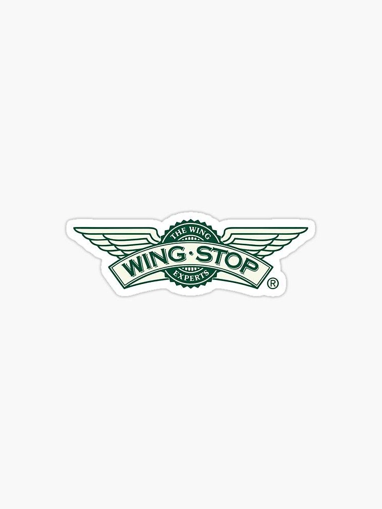 "Wingstop Sticker" Sticker for Sale by kingmoon28 | Redbubble