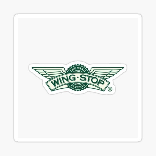 "Wingstop Sticker" Sticker for Sale by kingmoon28 | Redbubble