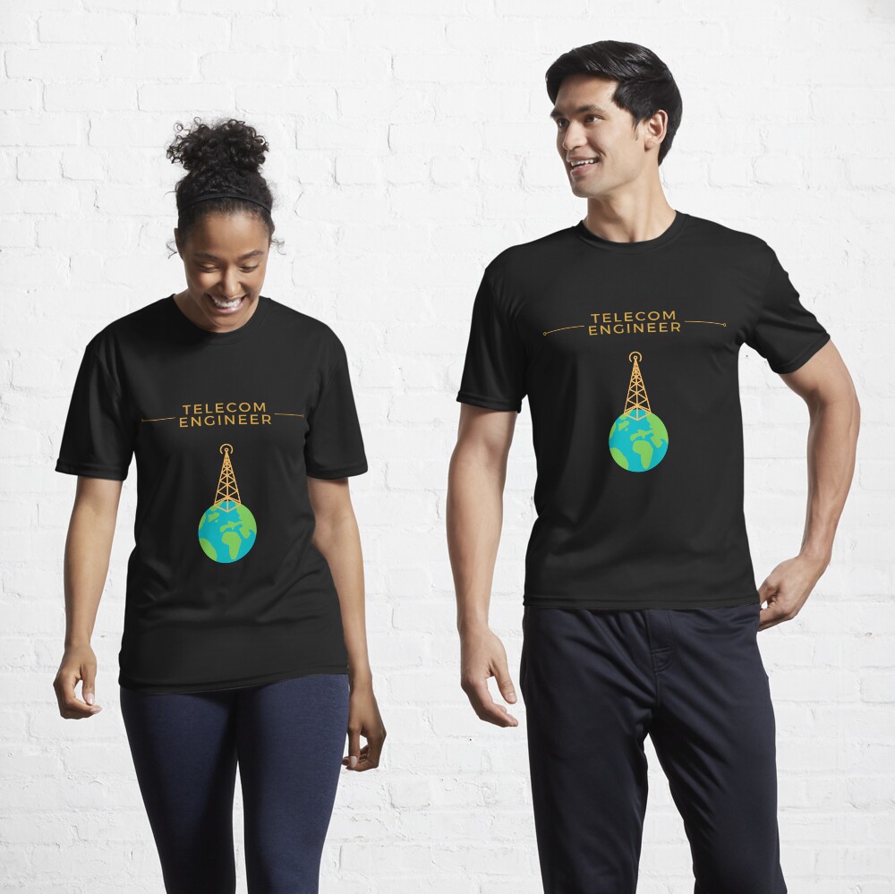 "Telecom Engineer World" Sticker for Sale by MrRacoon | Redbubble