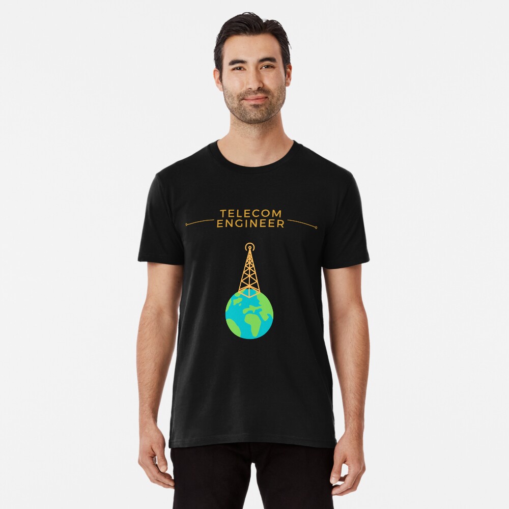 "Telecom Engineer World" Sticker for Sale by MrRacoon | Redbubble