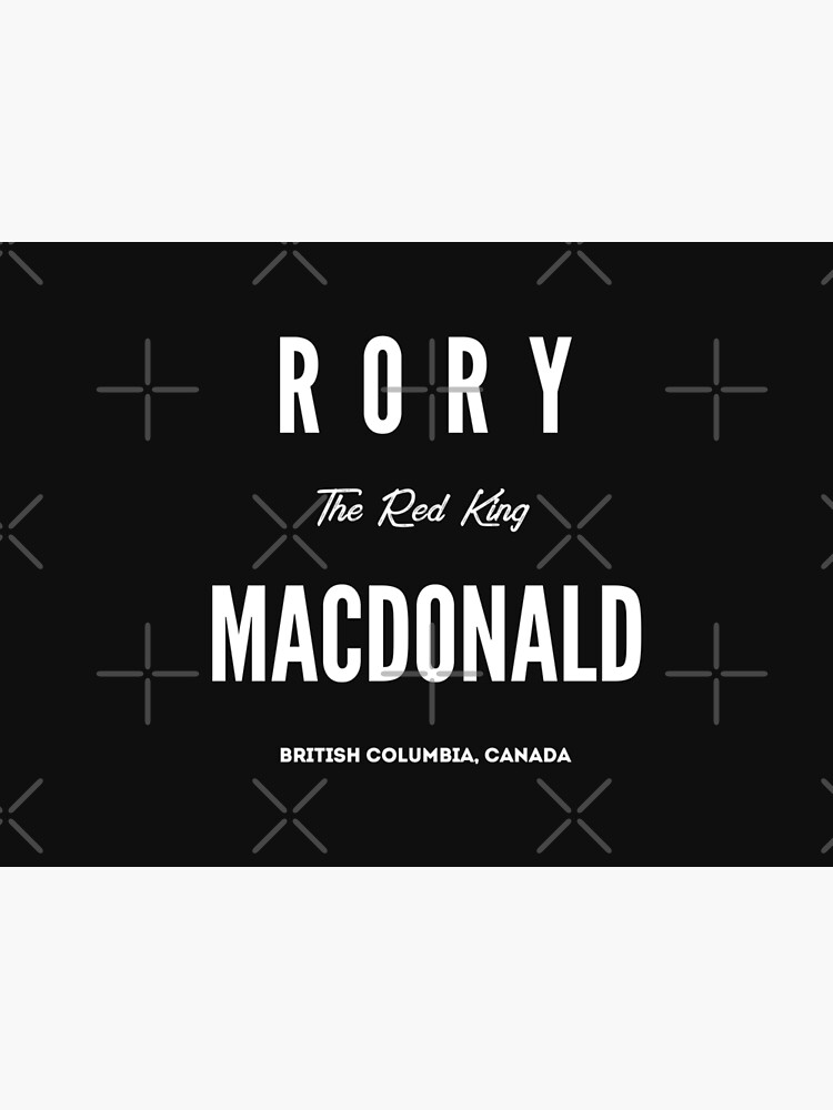 Póster «Rory 'The Red King' MacDonald» de MrMiyagi | Redbubble
