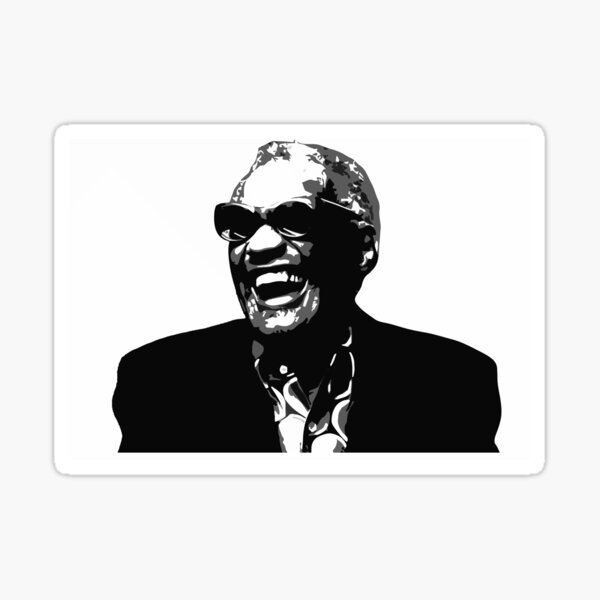 "Ray Charles Pop Art" Sticker for Sale by faithkk | Redbubble