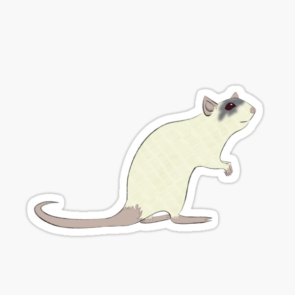 "Blue masked rat" Sticker for Sale by RatRancid | Redbubble
