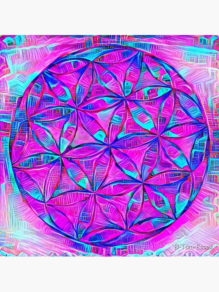 "Sacred Violet Vision" Sticker for Sale by B-Tom-Essex | Redbubble