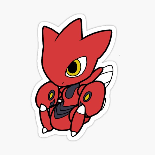 Scizor Stickers | Redbubble