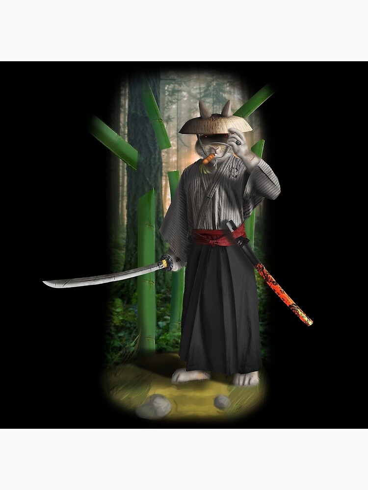 "Exclusive Hand Drawn Samurai Rabbit | Samurai Collection Item-9 ...