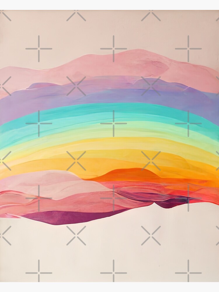 "Boho Rainbow Color Pallete" Poster for Sale by BohoHaven | Redbubble