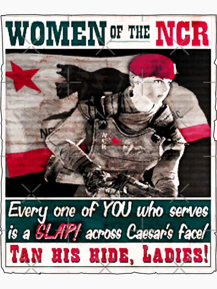 "Women of the NCR" Sticker for Sale by DBnation | Redbubble