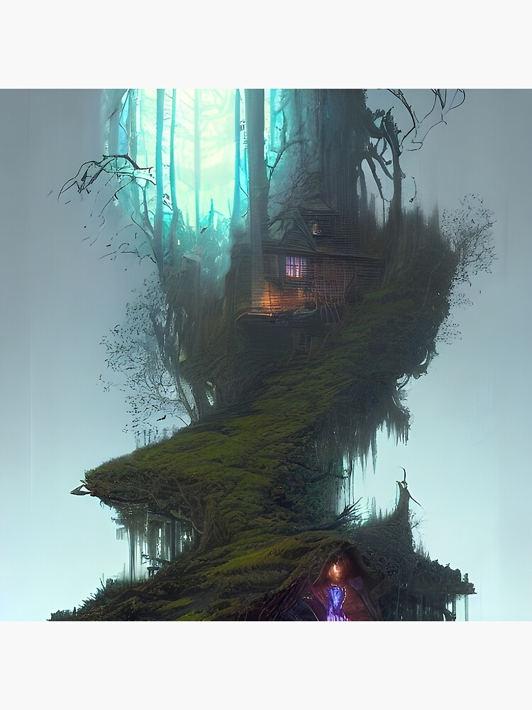 "Magic Tree House ai generated art bot prompt" Poster for Sale by ...