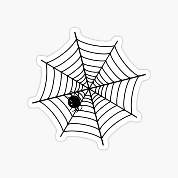 "Spider Web" Sticker for Sale by KeeaDesigns | Redbubble