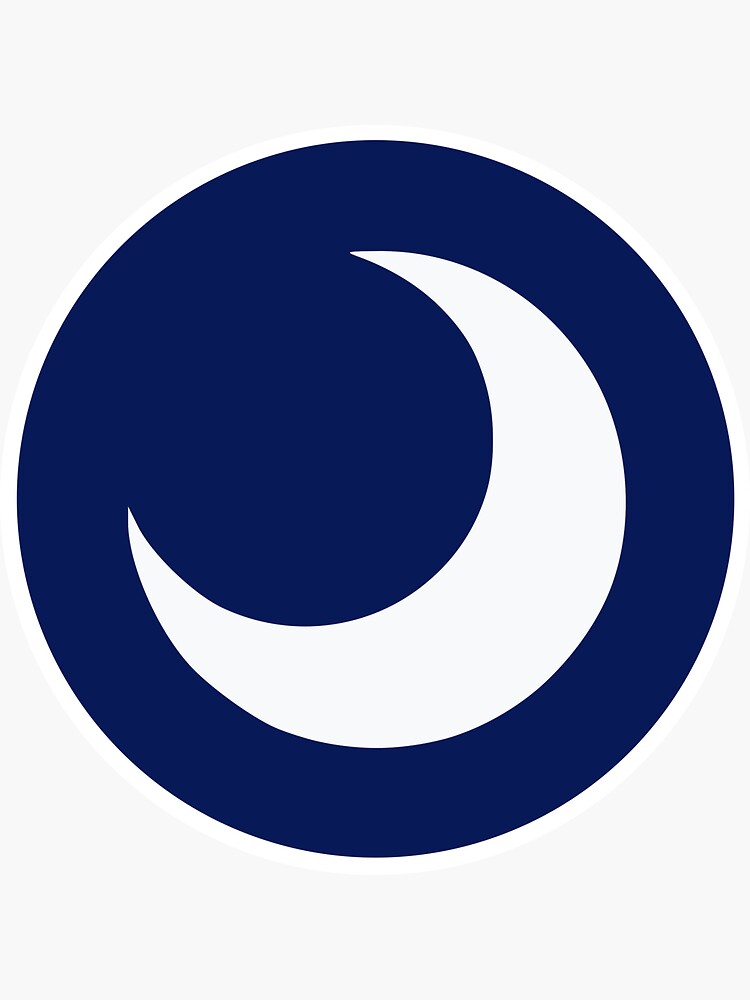 "South Carolina Crescent Moon Wht/Border" Sticker for Sale by Blade1776-RB | Redbubble