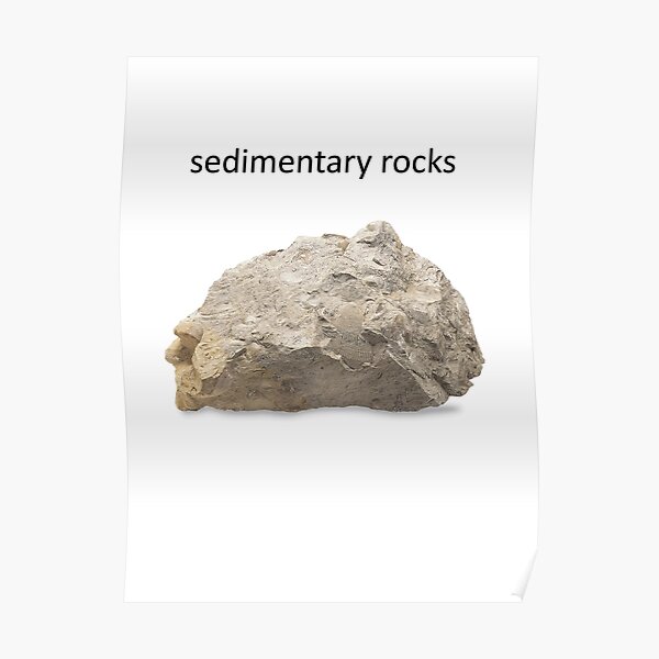"sedimentary rocks" Poster for Sale by beeshirts64 | Redbubble