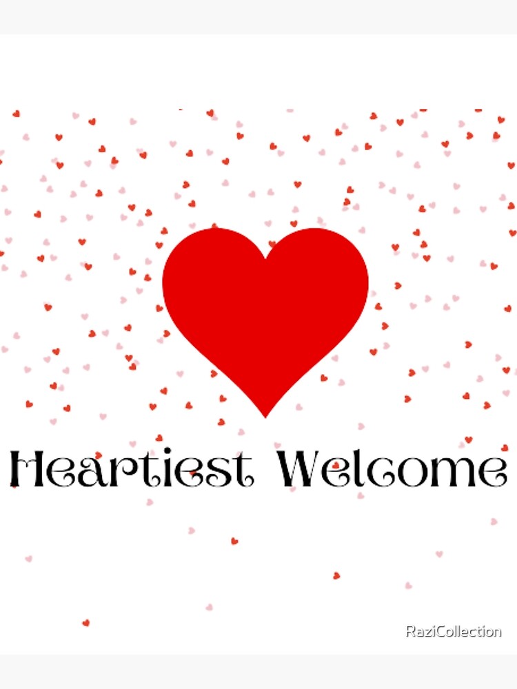 "Heartiest Welcome Greetings " Poster for Sale by RaziCollection ...