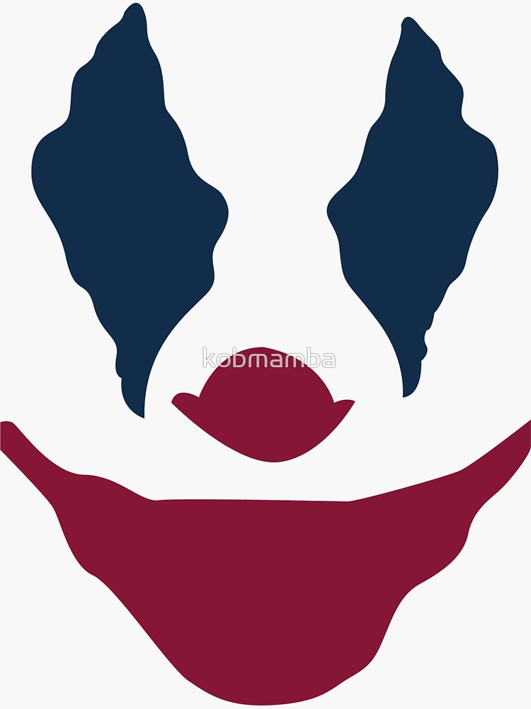"Joker Face" Sticker for Sale by kobmamba | Redbubble