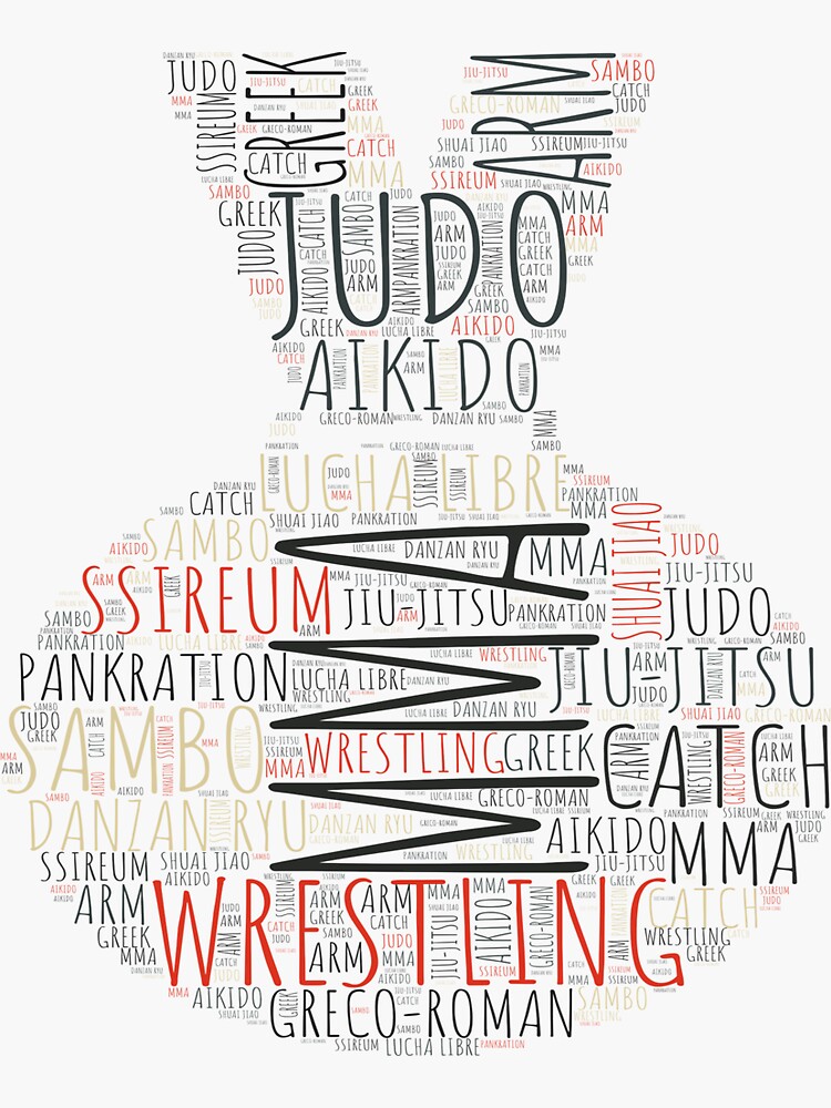 "MMA Word Art" Sticker for Sale by iforstyle | Redbubble