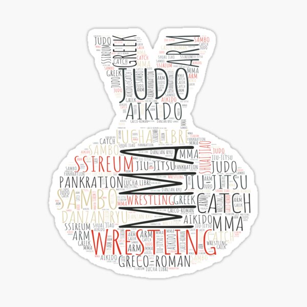 "MMA Word Art" Sticker for Sale by iforstyle | Redbubble