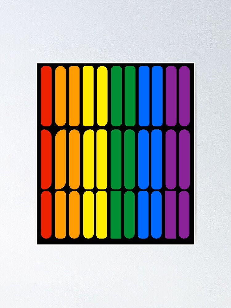 "cool lgbtq flag " Poster for Sale by opilo | Redbubble