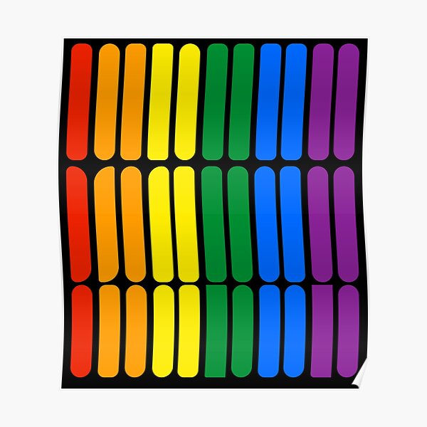 "cool lgbtq flag " Poster for Sale by opilo | Redbubble