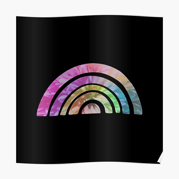"Colorful Rainbow" Poster for Sale by micaroline | Redbubble