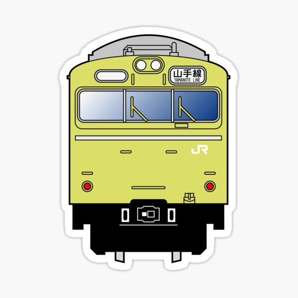 "Tokyo Yamanote Line Train - 103 series" Sticker for Sale by conform ...
