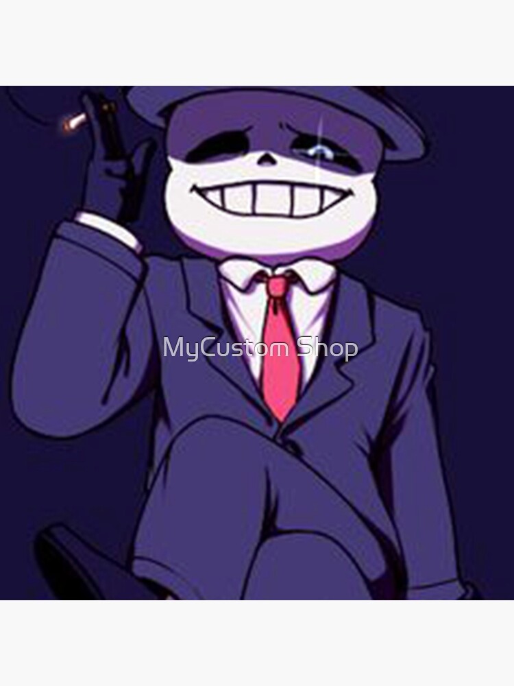 "Sans Mafia - Undertale" Dekokissen von PeleonShop | Redbubble