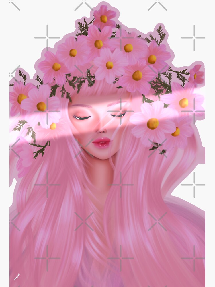 "Izzy " Sticker for Sale by Maiyoi | Redbubble