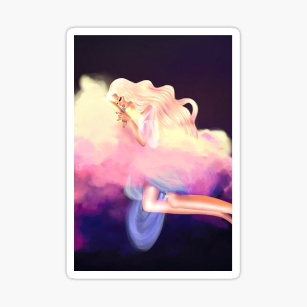 "Sleepyhead " Sticker for Sale by Maiyoi | Redbubble