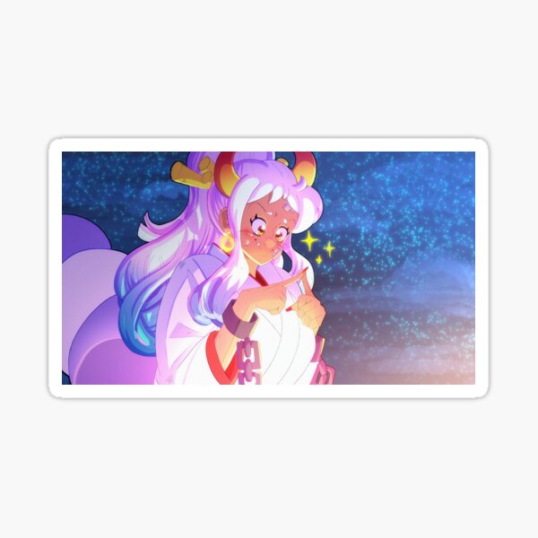 "(One Piece) Yamato" Sticker for Sale by Antikacha | Redbubble