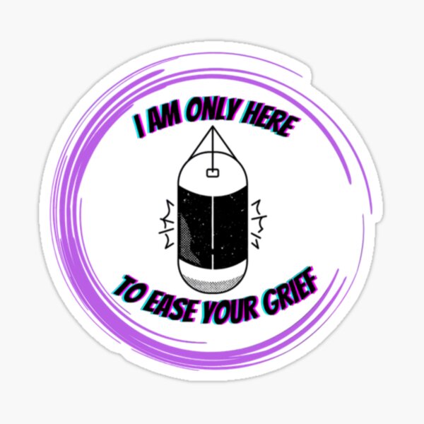 "sand bag therapy" Sticker for Sale by AGOULIZE | Redbubble