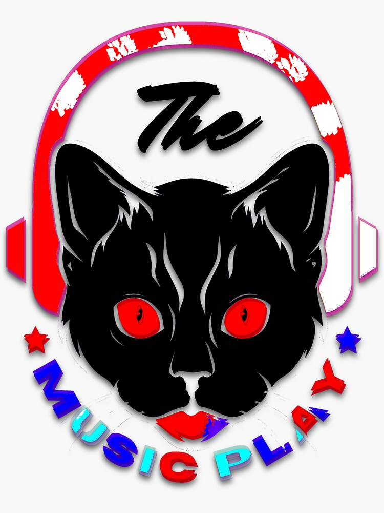 "big strong cat " Sticker for Sale by sadyanos | Redbubble