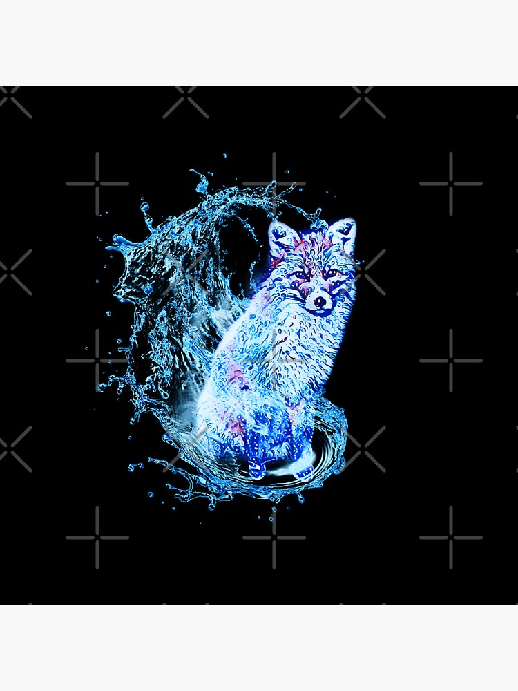 "Water Fox (Deep Sea Creature)" Sticker for Sale by KingofWater | Redbubble